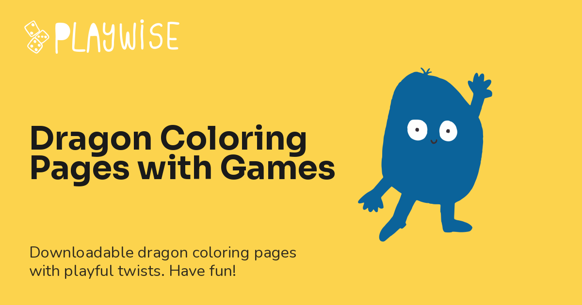 Dragon Coloring Pages with Games