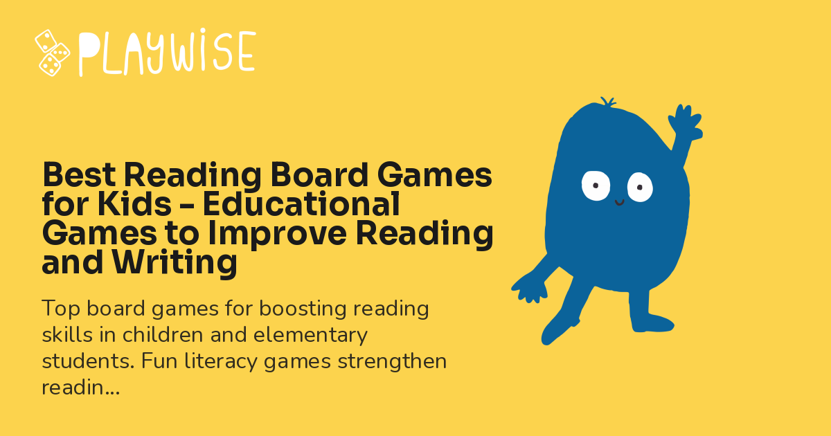 Best Reading Board Games for Kids | PlayWise