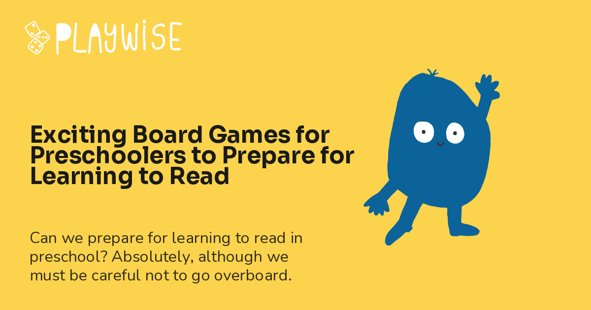 Board Games That Prepare Preschoolers to Read